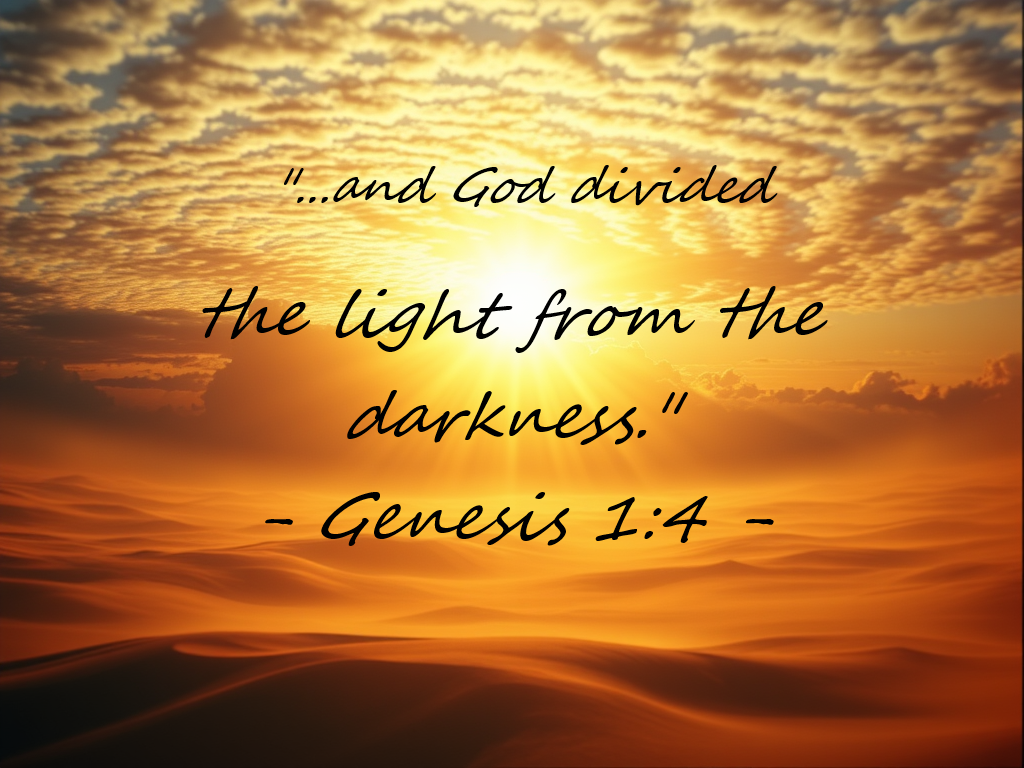 The Creation of Time and Light – The Way of Truth