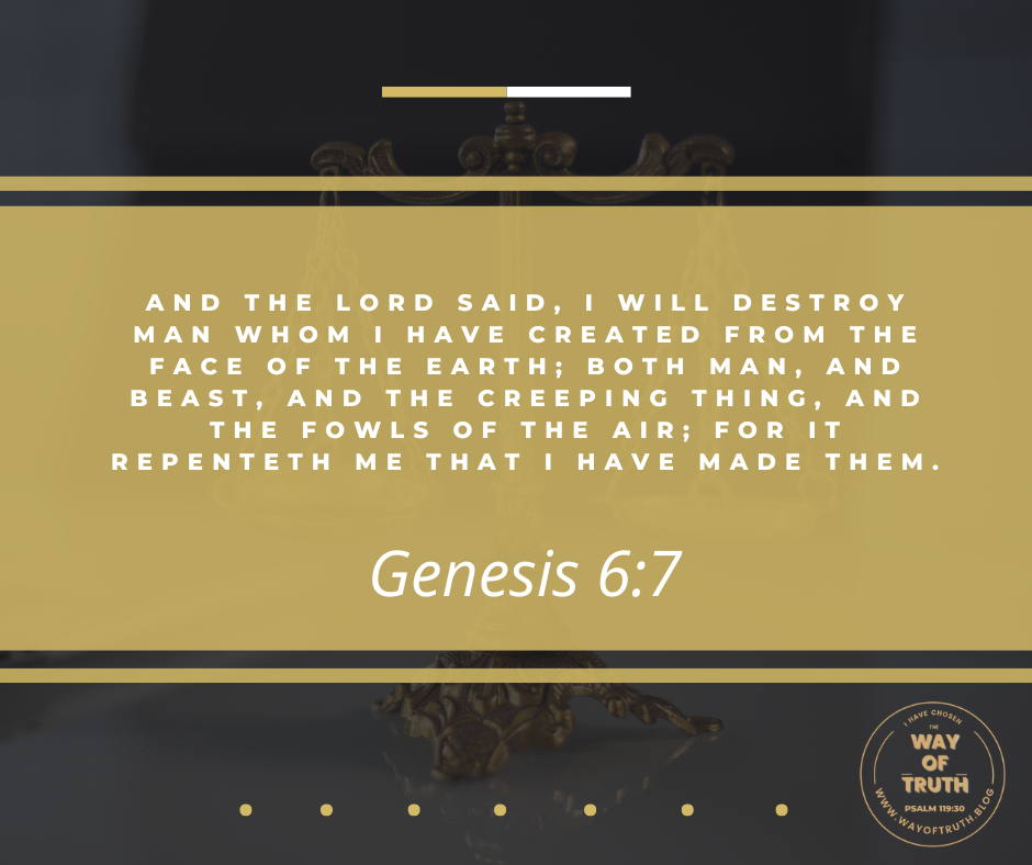 Genesis 6:7 - Understanding Divine Judgment and Grief