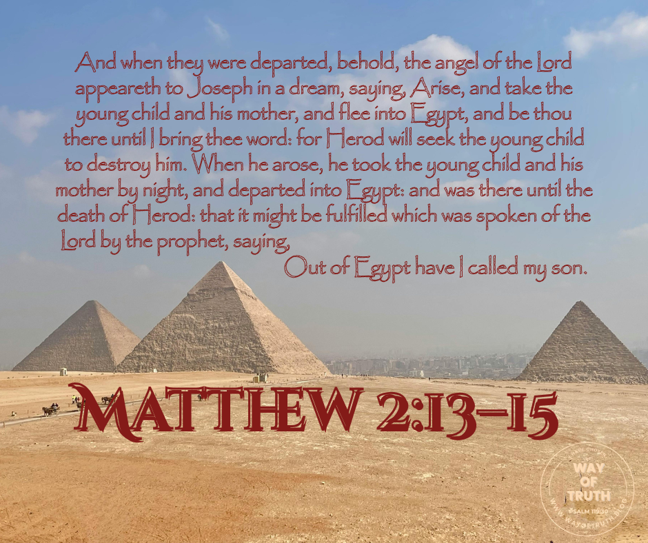 Matthew 2:13–15 Devotional: Called Out of Egypt